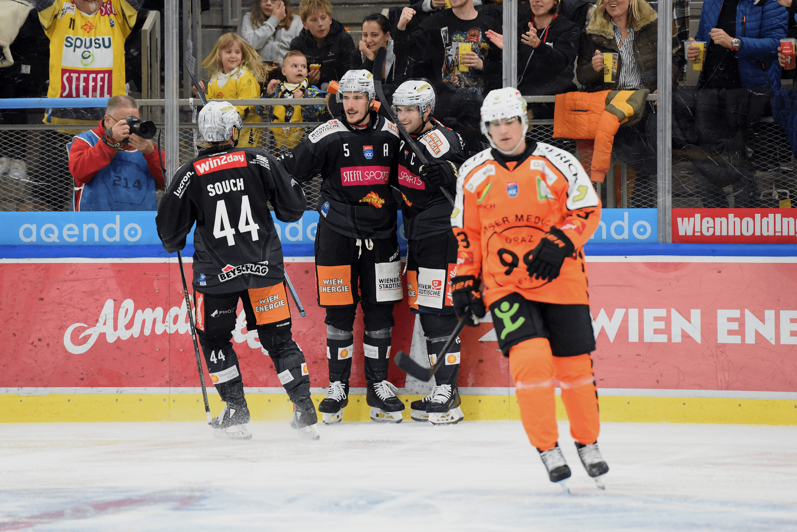 Vienna Capitals beim Tabellenzweiten Graz gefordert